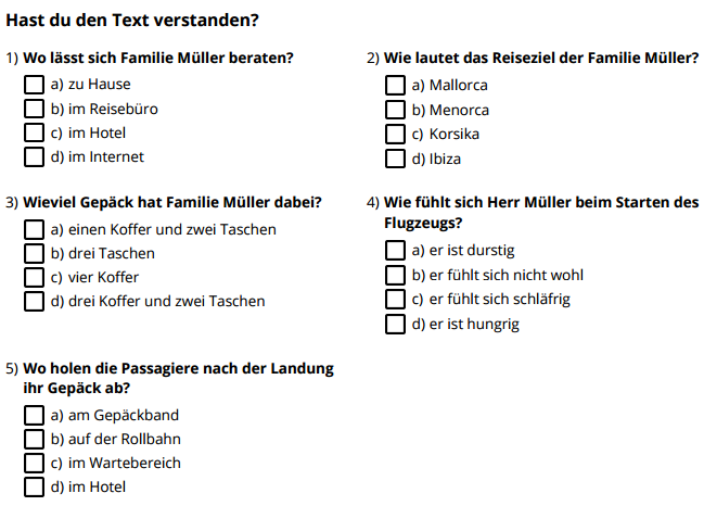 A2德语阅读理解：Am Flughafen_德语阅读理解_德语阅读_德语_学习网