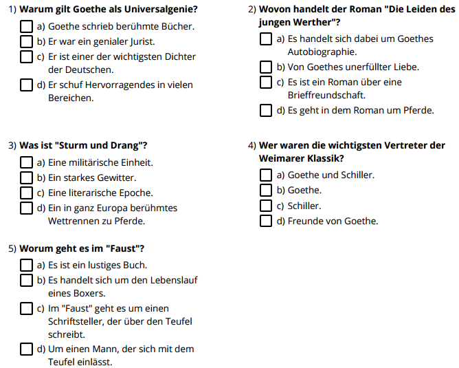 B2德语阅读理解：Johann Wolfgang von Goethe_德语阅读理解_德语阅读_德语_学习网